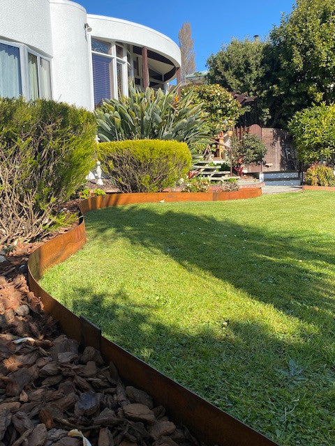 Corten Garden Edging for Home and Landscape. – Tiny Anvil NZ